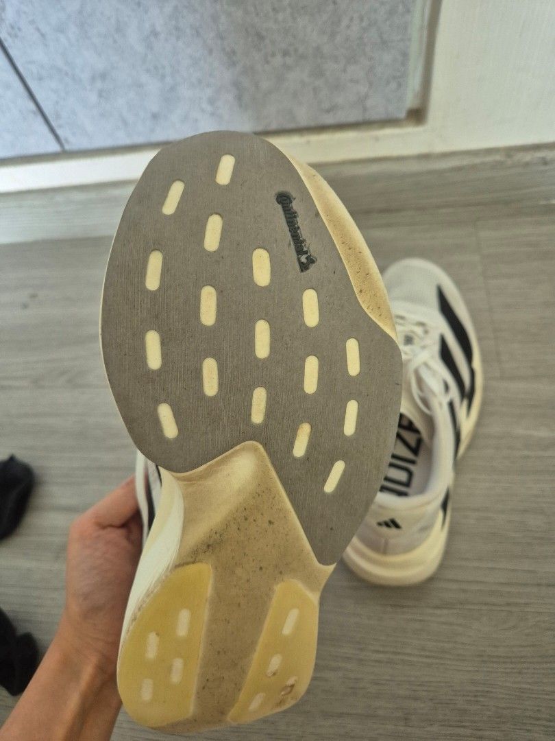 Adidas Adizero Running Shoes - White, Women's Fashion, Footwear ...