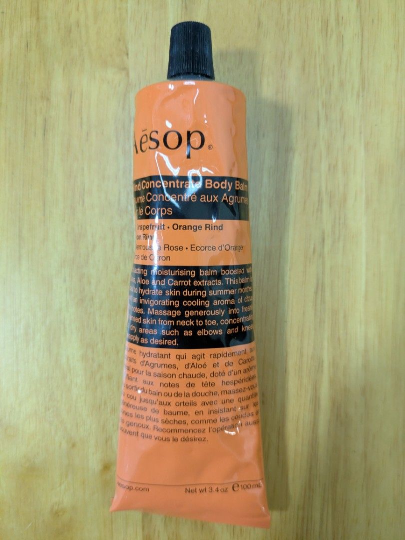 Aesop Rind Concentrate Body Balm 100ml, Beauty & Personal Care, Bath ...