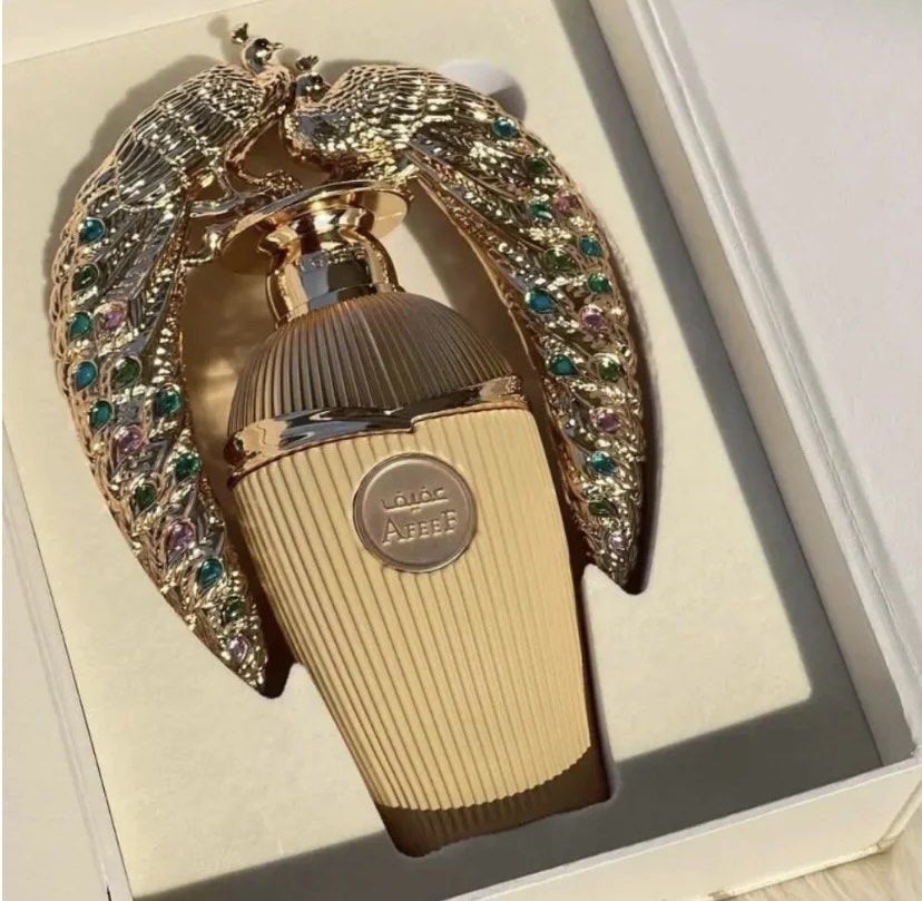 Ajmal Anyeera Perfume - Gold Peacock Design, Beauty & Personal Care ...