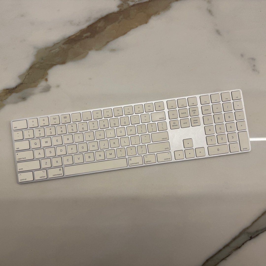 apple magic keyboard, apple keyboard with numeric keypad, number pad ...