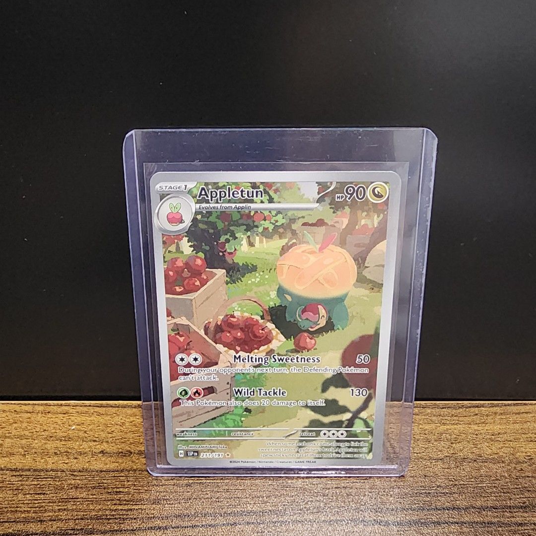 Appletun Pokemon Card, Hobbies & Toys, Toys & Games on Carousell