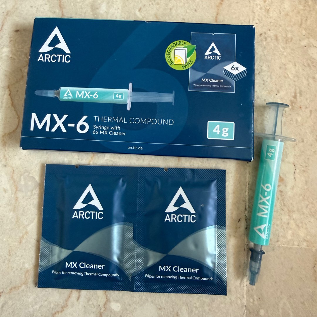Arctic mx-6 thermal paste (leftovers), Computers & Tech, Parts ...