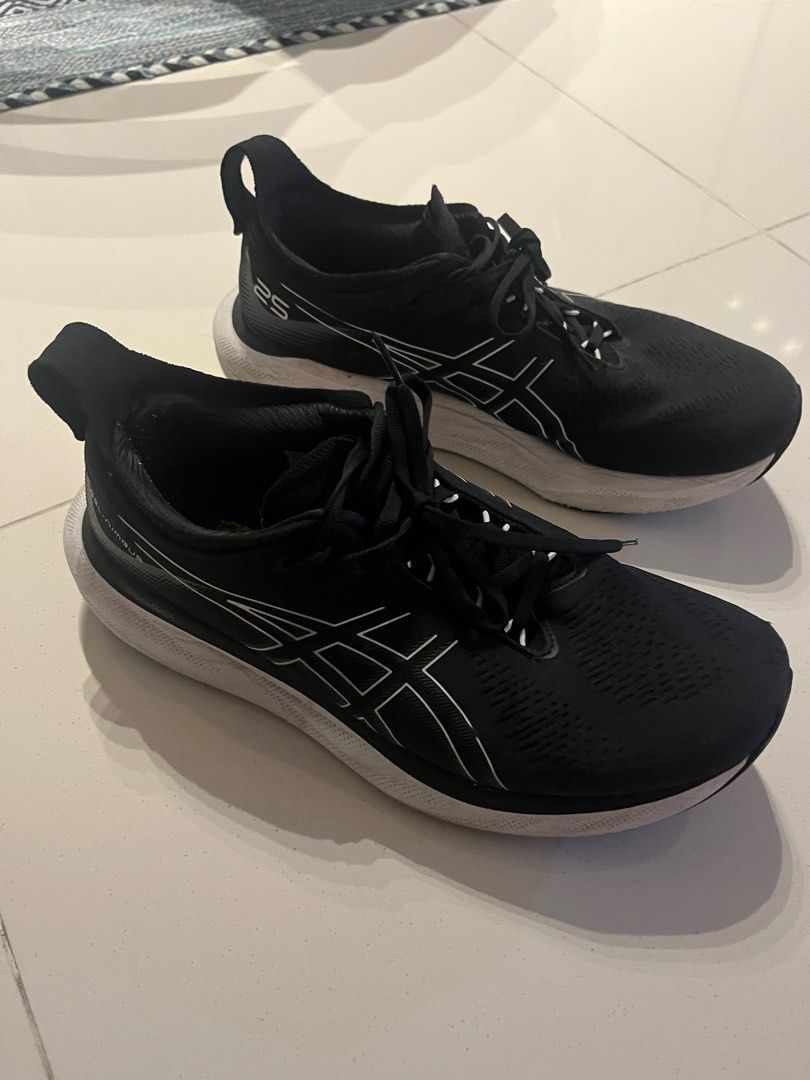 ASICS Gel-Nimbus 25 Running Shoes - Black, Men's Fashion, Footwear ...