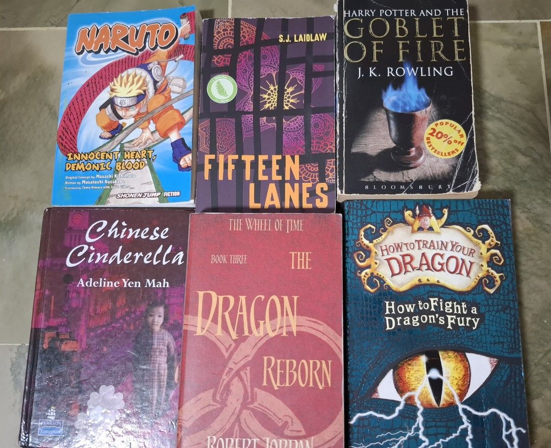 Assorted Books - Naruto, Harry Potter, and More, Hobbies & Toys, Books ...