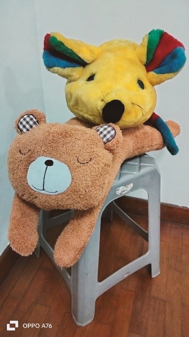 Assorted Plush Toys - Teddy Bears, Strawberry, Mouse, Rabbit, Hobbies ...