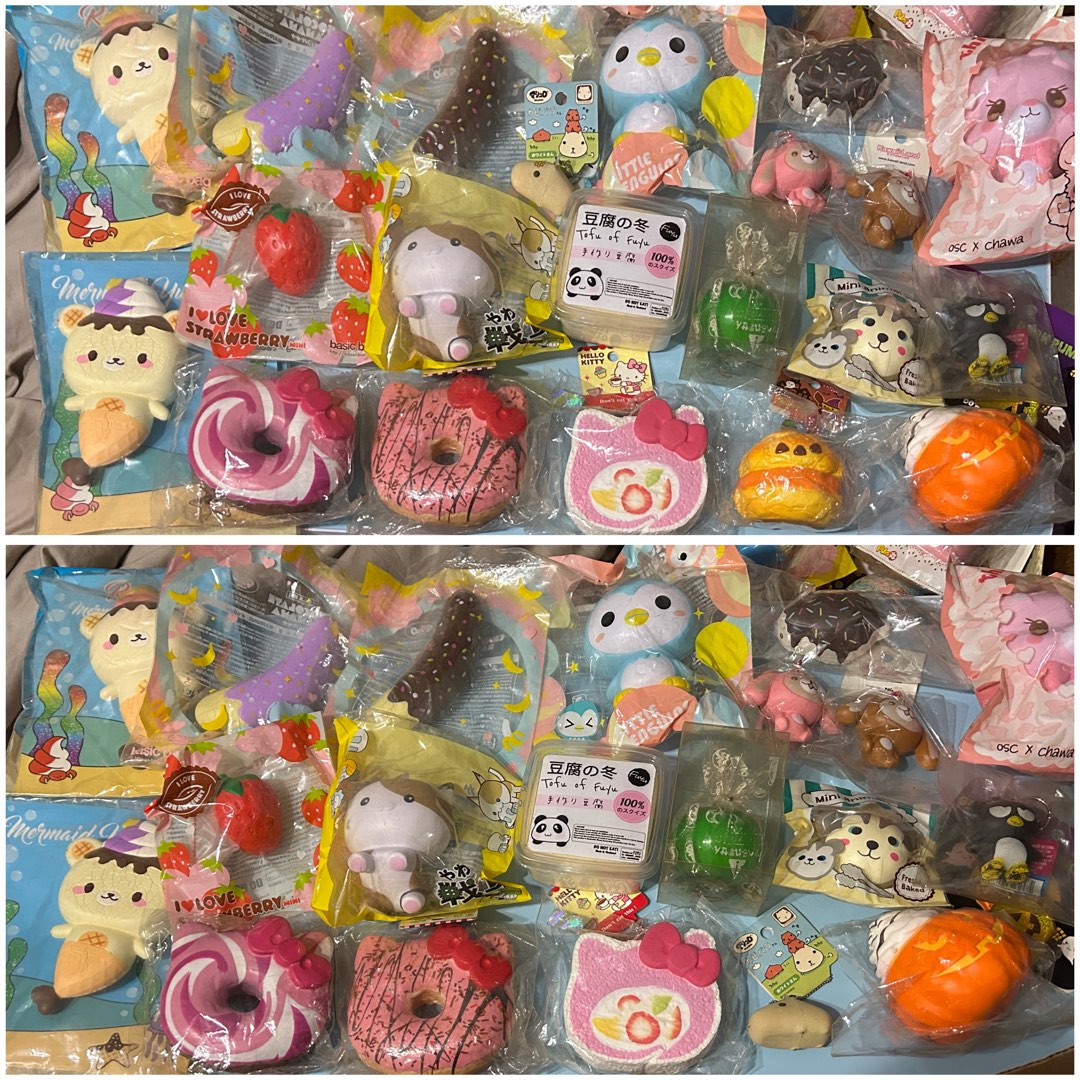 Assorted Rare Squishy Hello Kitty Sanrio Ibloom Sammy the patissier ...