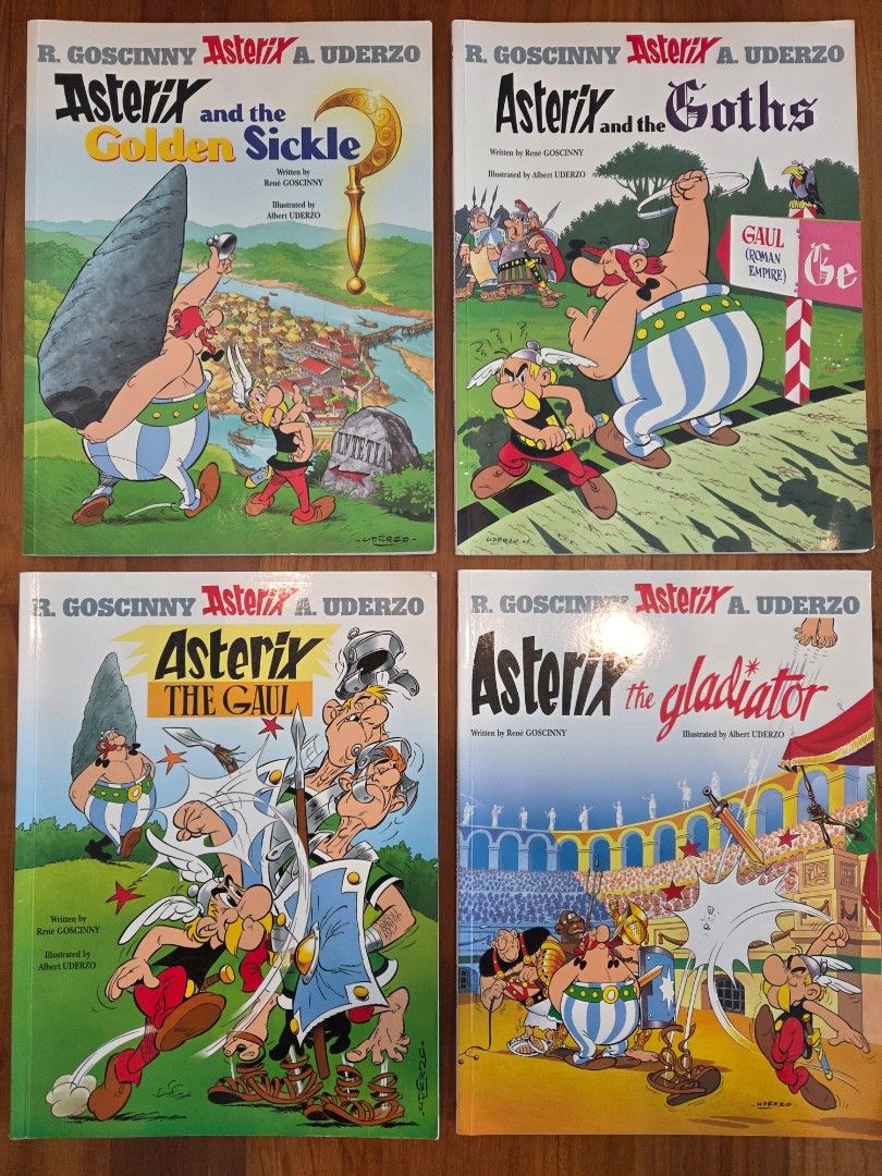 Asterix & Obelix Comics 1-4 (4 books), Hobbies & Toys, Books ...