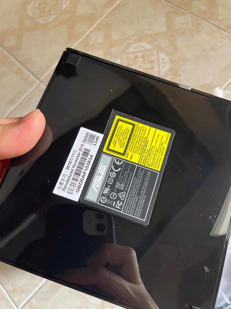 Asus SDRW-08D2S-U LITE / OEM 8X Slim External DVD RW Drive - Black Mac ...