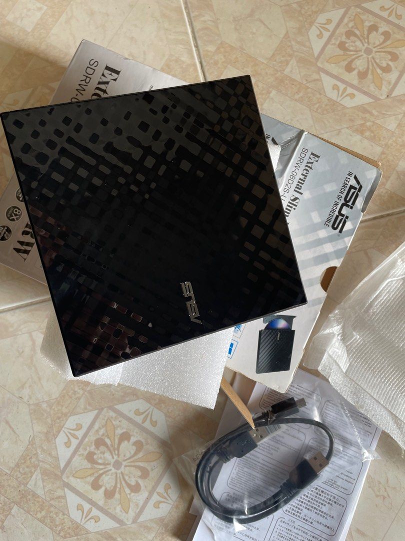 Asus SDRW-08D2S-U LITE / OEM 8X Slim External DVD RW Drive - Black Mac ...