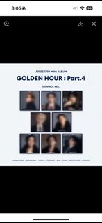 ATEEZ - GOLDEN HOUR : PART.4, Hobbies & Toys, Memorabilia ...