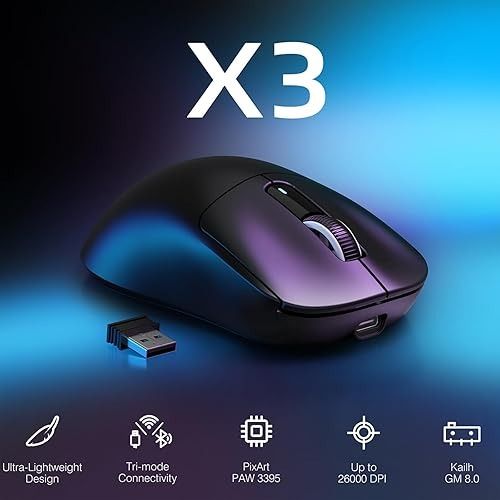 Attack Shark X3 Lightweight Wireless Gaming Mouse, Computers & Tech ...