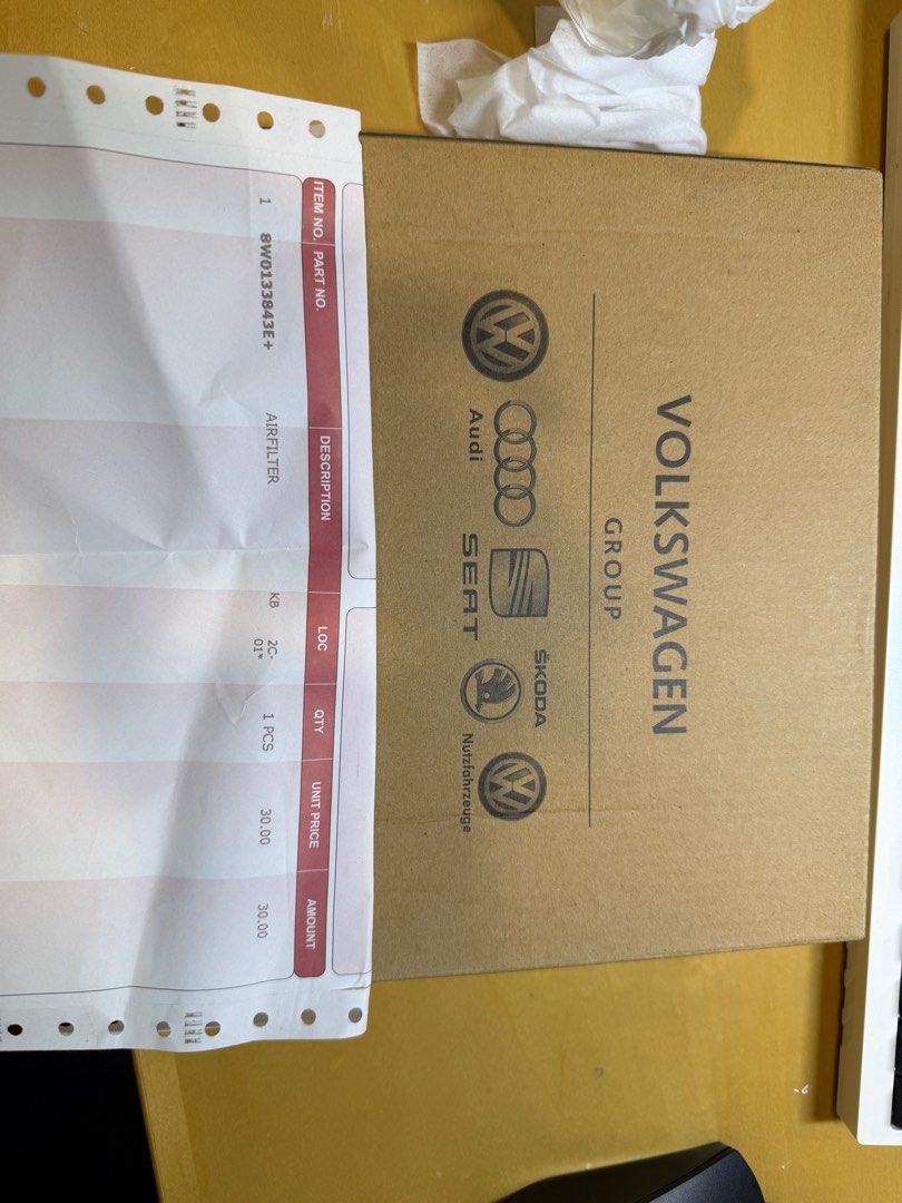 Audi Volkswagen Air Filter for 6 Cylinder Engine, Car Accessories ...