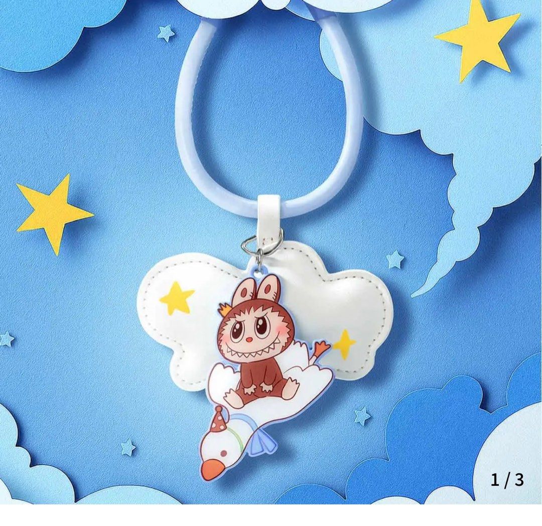 Authentic popmart THE MONSTERS Labubu Forest Fairy Tale Series Pendant ...