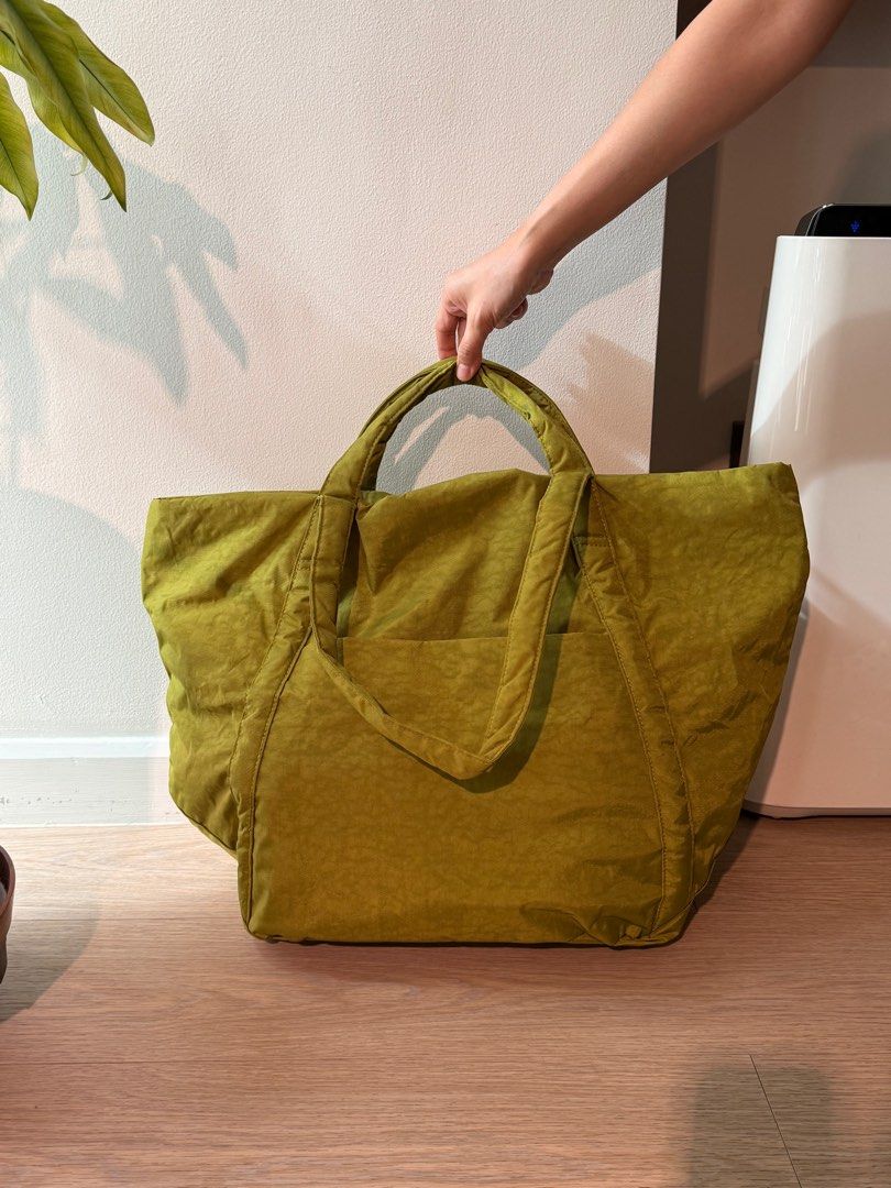 Baggu Cloud Carry On Olive Green, Women's Fashion, Bags & Wallets, Tote ...