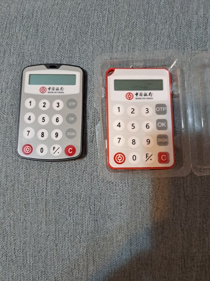 Bank of China OTP Token, Hobbies & Toys, Memorabilia & Collectibles ...