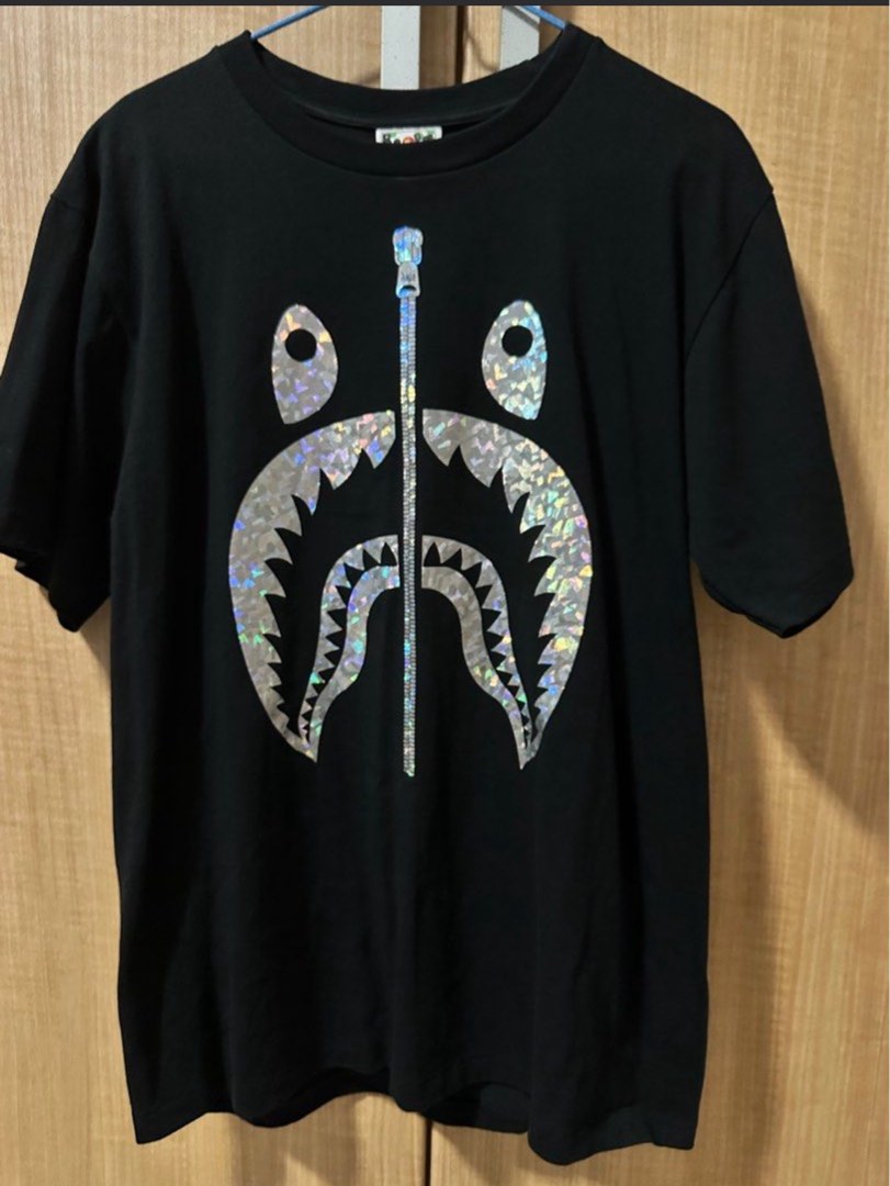 BAPE Holographic Shark Tee – Brand New, Japan Purchase 🇯🇵, Men's ...