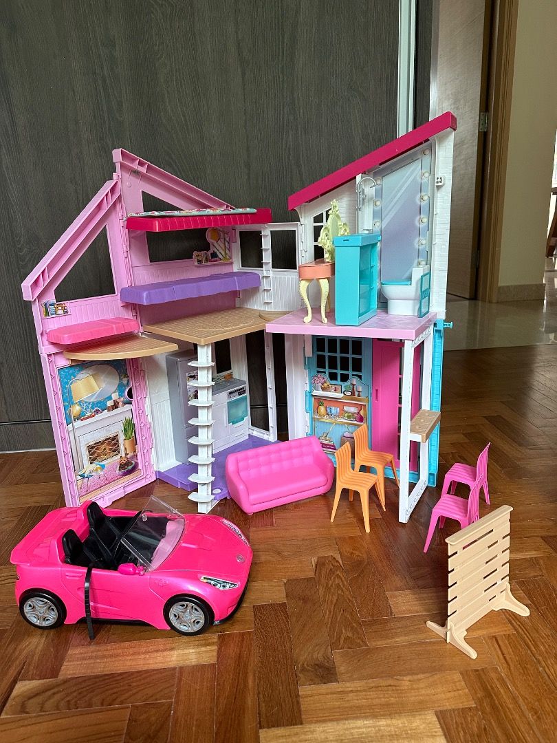 Barbie House, Car, Elsa Horse and Barbies, Hobbies & Toys, Toys & Games ...
