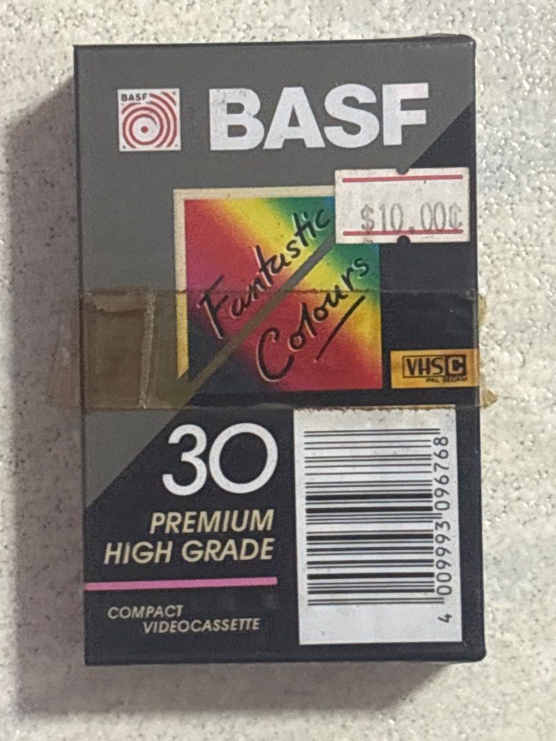 BASF EC-30 VHS Video Cassette Tape, Hobbies & Toys, Memorabilia ...