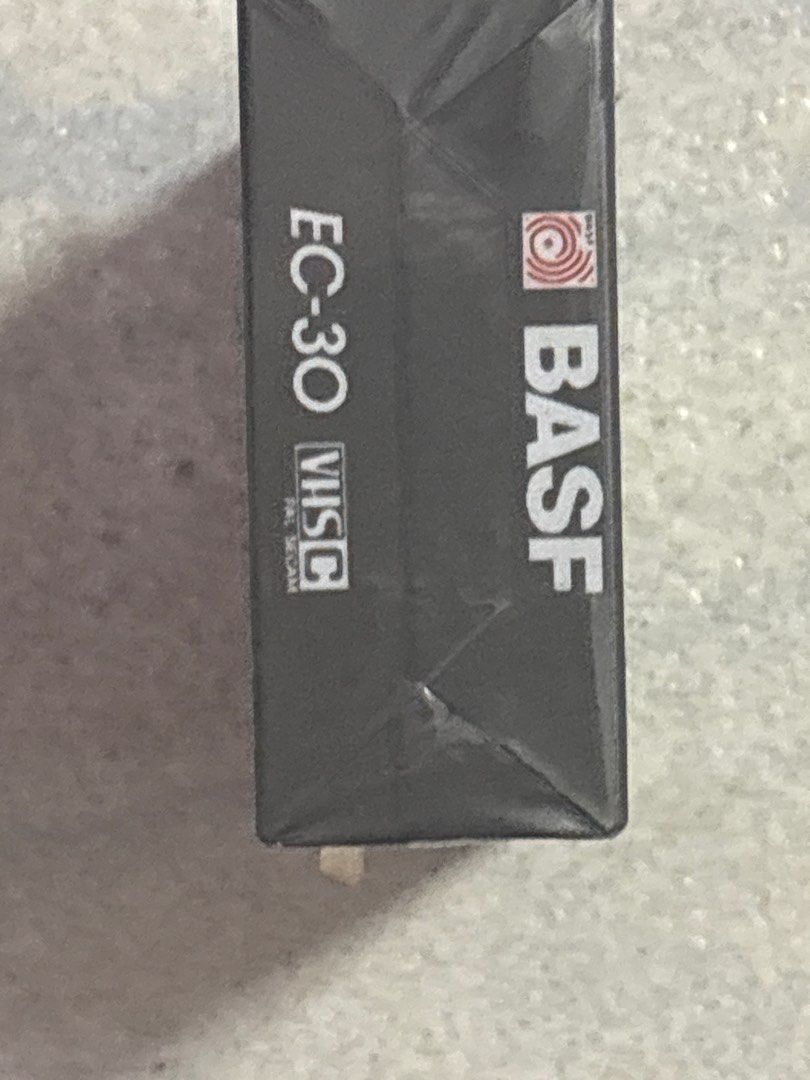 BASF EC-30 VHS Video Cassette Tape, Hobbies & Toys, Memorabilia ...