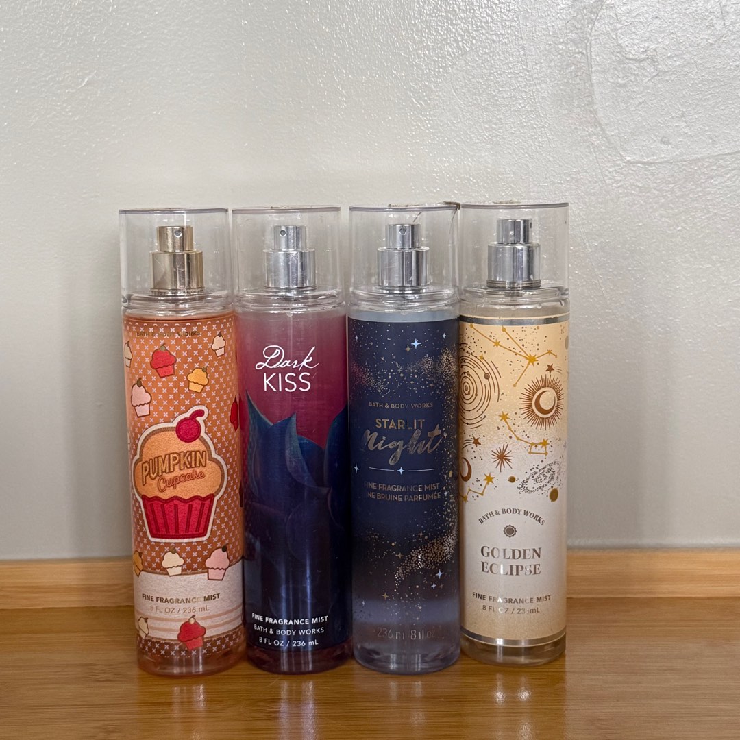 Bath & Body Works Fine Fragrance Mist Set, Beauty & Personal Care ...