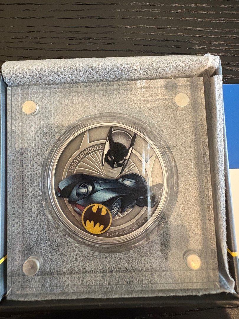 Batman Batmobile 1 oz Silver Coin Set (1966 & 1989), Hobbies & Toys ...
