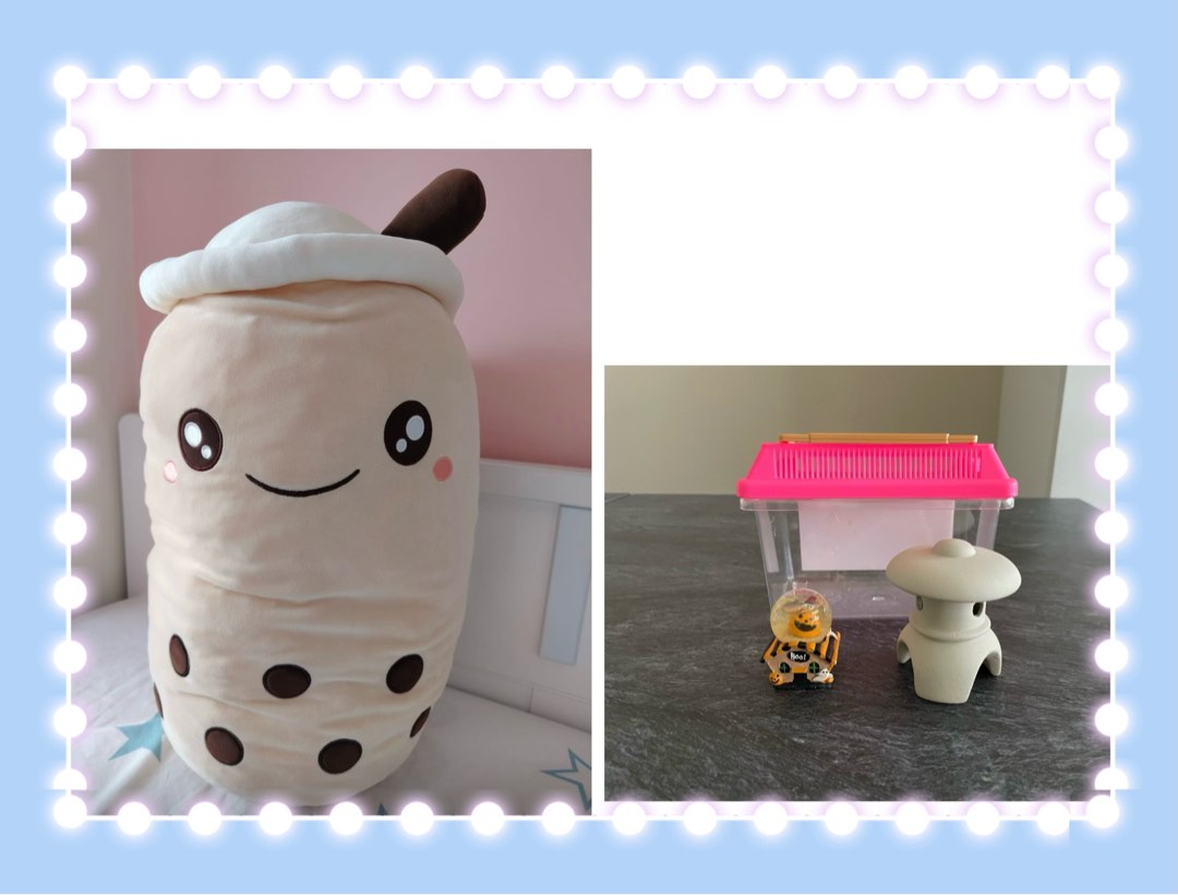 Boba Plushie & Accessories Set, Hobbies & Toys, Toys & Games on Carousell