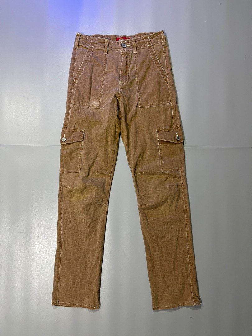💥💥BOOM💥💥 DICKIES brown cargo pants 28-29/ LABUH 40 LOCK RM40 #dickies ...