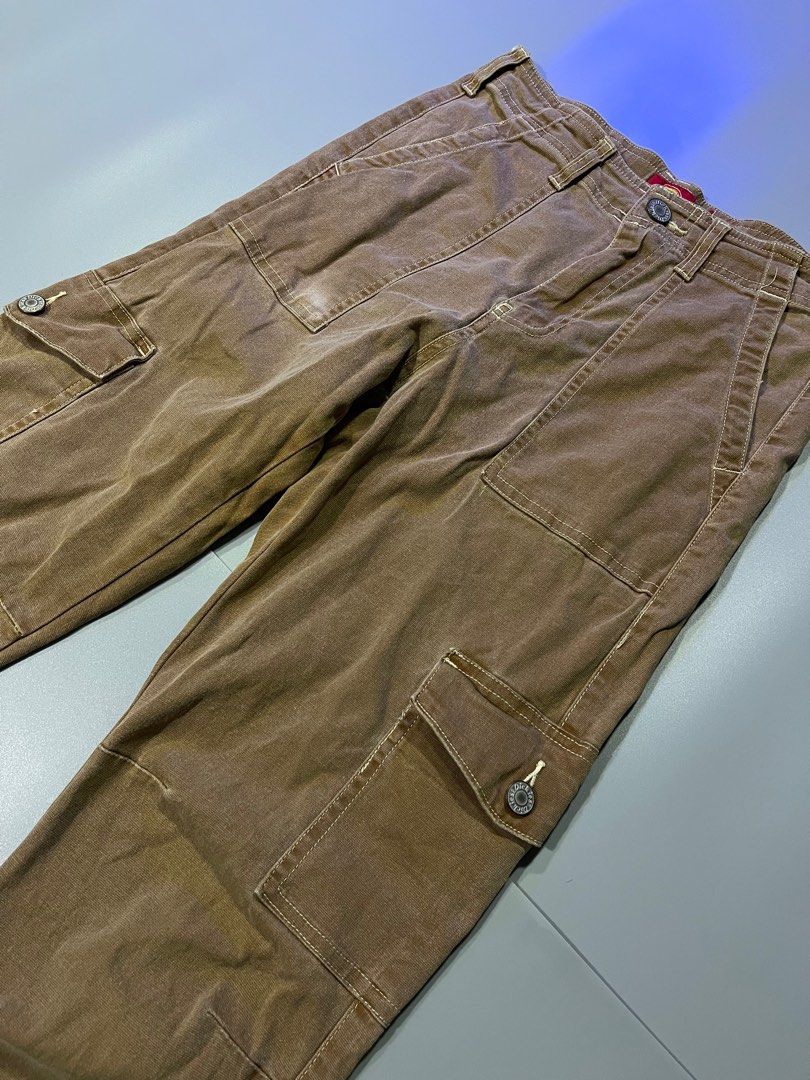 💥💥BOOM💥💥 DICKIES brown cargo pants 28-29/ LABUH 40 LOCK RM40 #dickies ...
