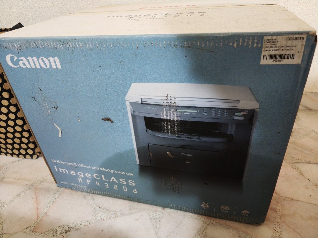 Canon imageCLASS MF4320d Laser All-in-One Printer, Computers & Tech ...