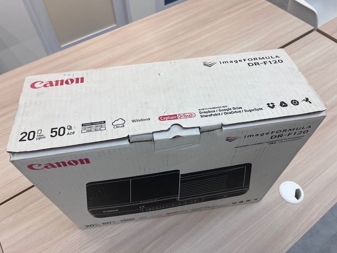Canon imageFORMULA DR-F120 Document Scanner, Computers & Tech, Printers ...