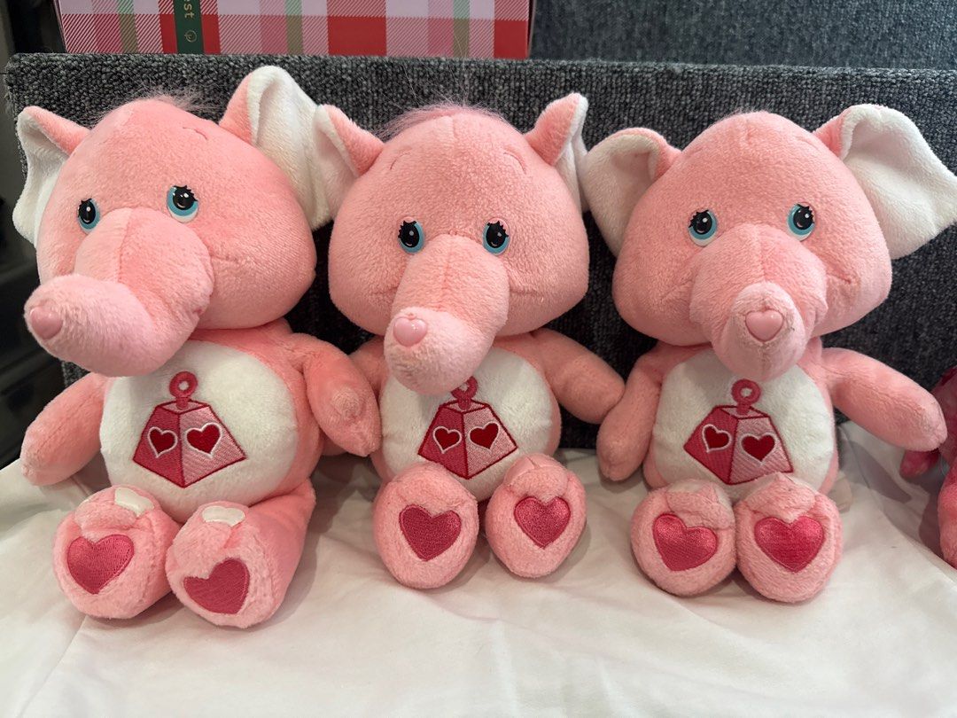 Care Bears Pink Elephant Plush Toy, Hobbies & Toys, Toys & Games on ...