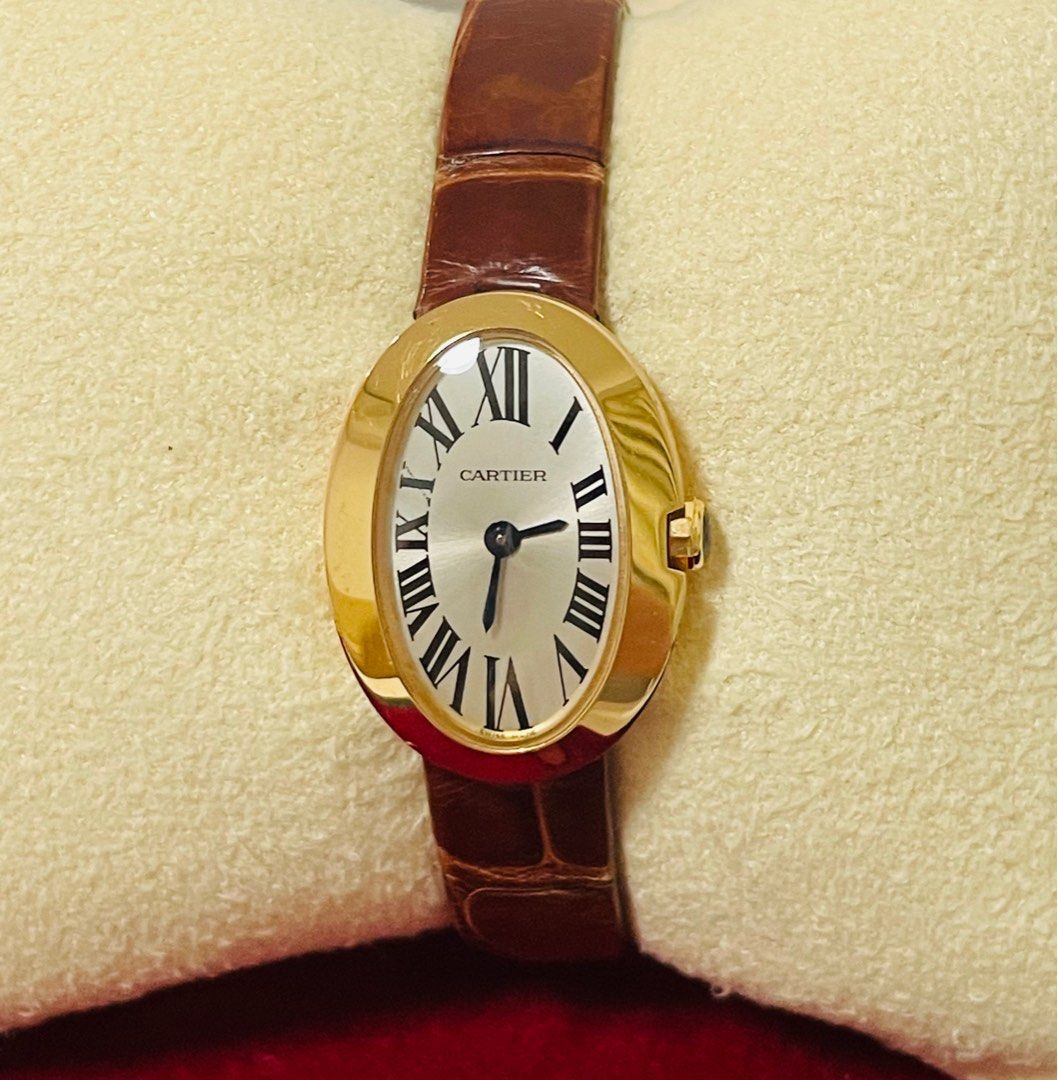 Cartier Baignoire Watch - Gold, Luxury, Watches on Carousell
