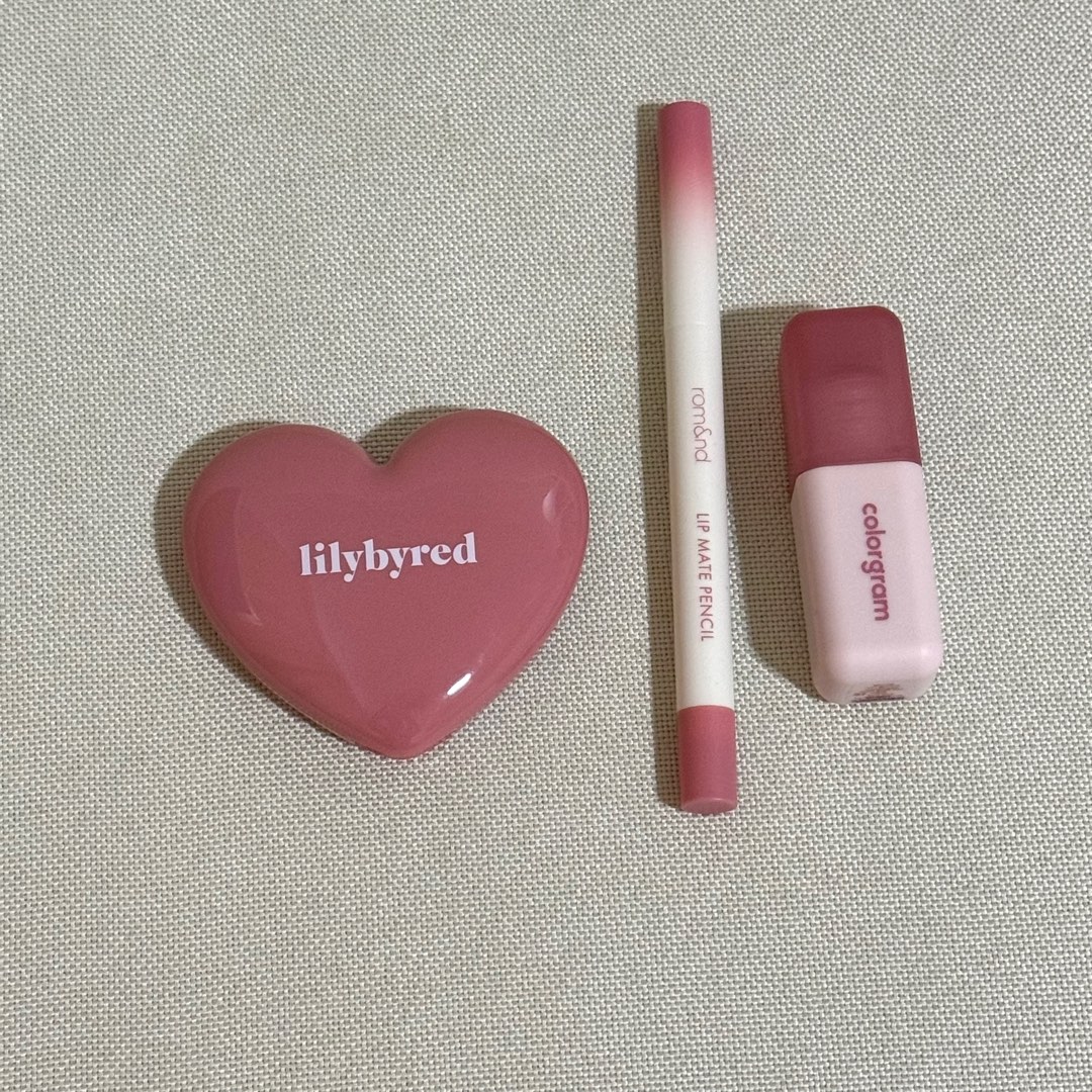Combo Lilybyred, Romand, Colorgram. Lilybyred Luv Beam Cheek Balm (08 ...