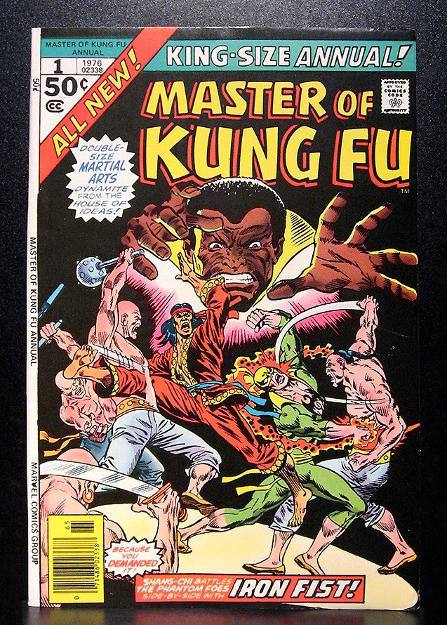 COMICS: Marvel: Master of Kung Fu Annual #1 (1976), 1st Shang-Chi ...