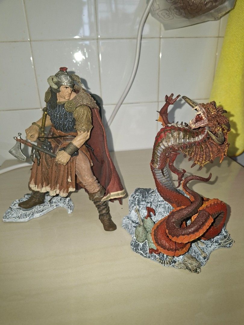 Conan vs Fire Dragon Set /Mcfarlane, Hobbies & Toys, Toys & Games on ...