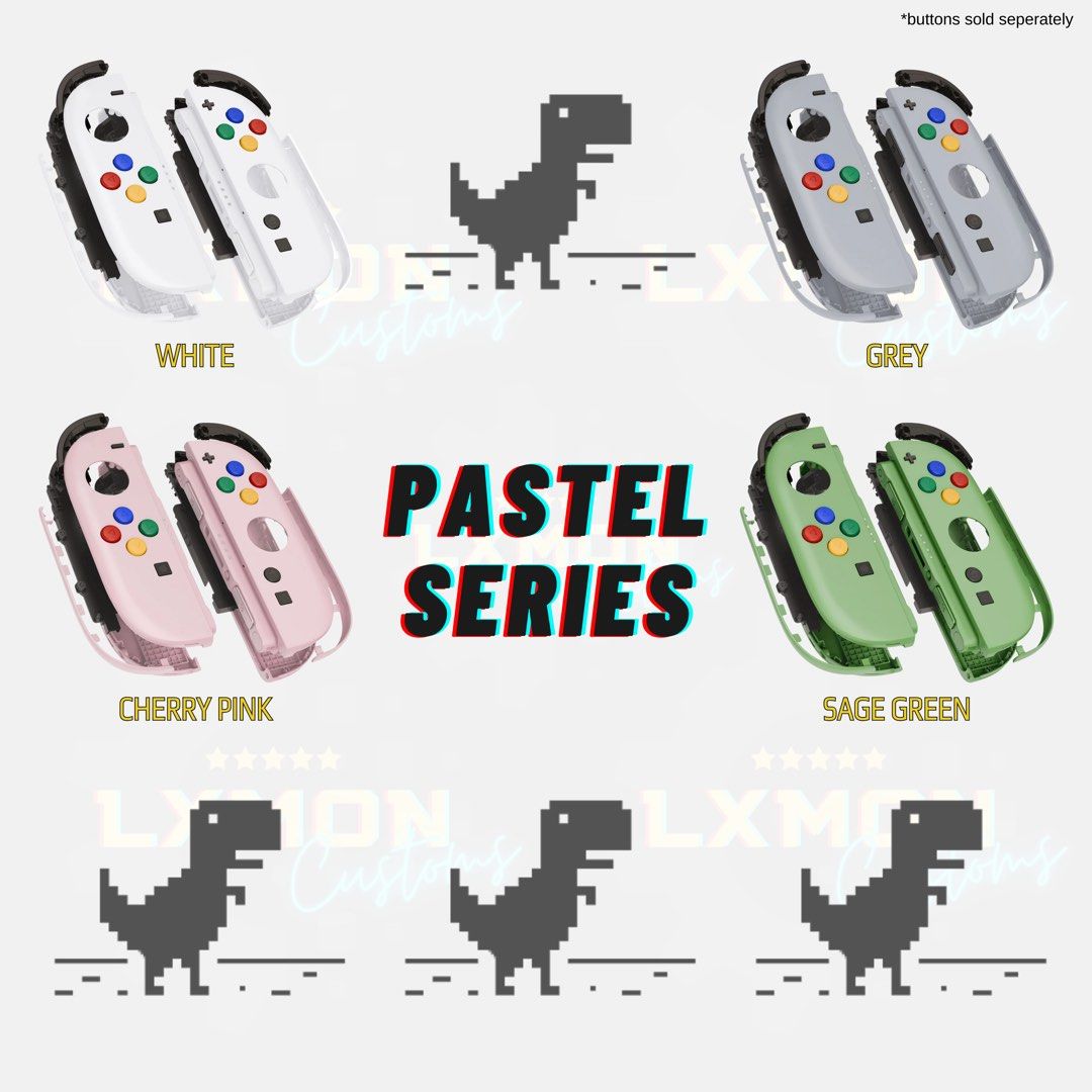 Custom Mod Deluxe Joycon Shells for Nintendo Switch 2, Video Gaming ...