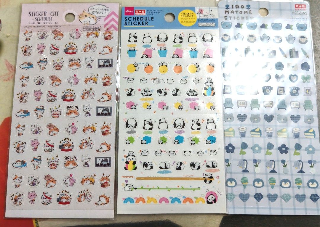 daiso sticker sheets for bujo / toploader deco / DIY / ita, Hobbies ...
