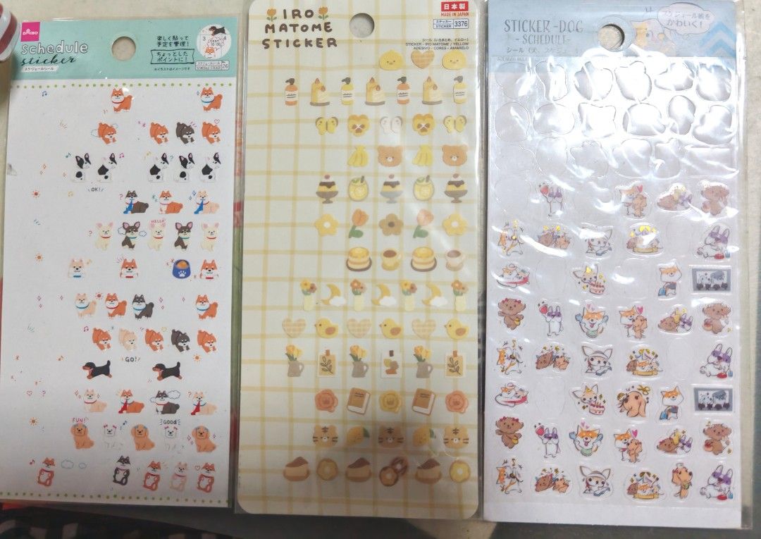 daiso sticker sheets for bujo / toploader deco / DIY / ita, Hobbies ...