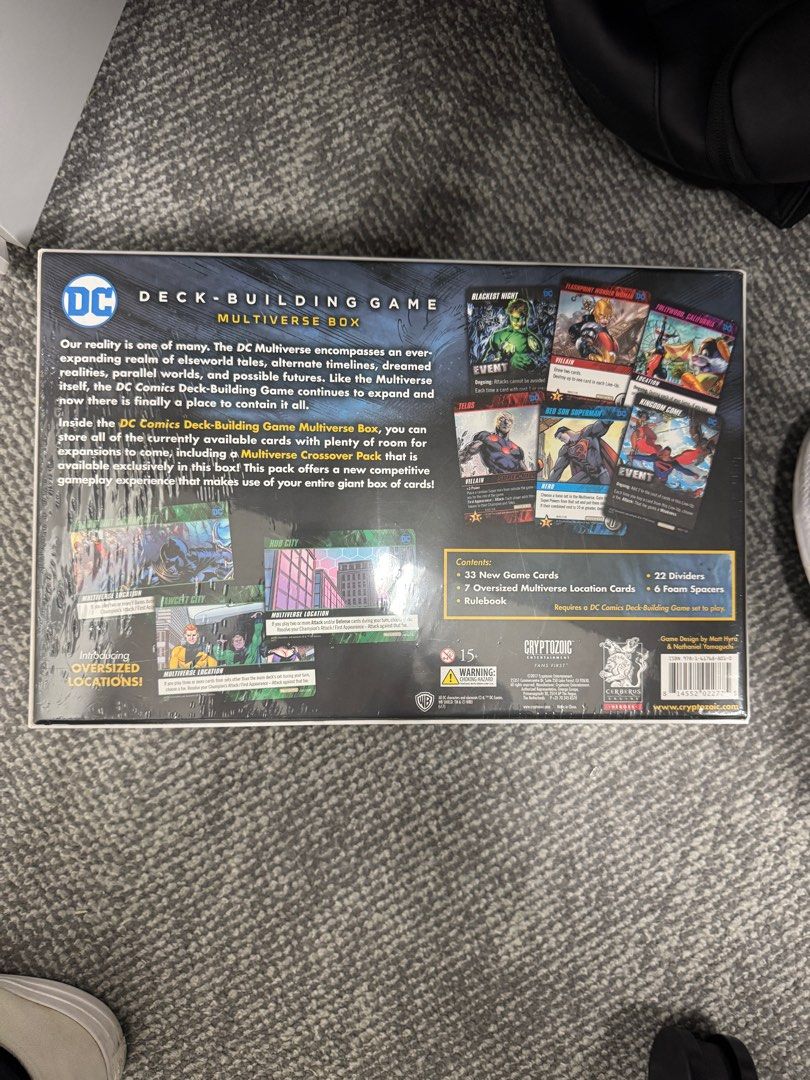 DC Deck Building Game Card Game Multiverse Box DC superhero, Hobbies ...