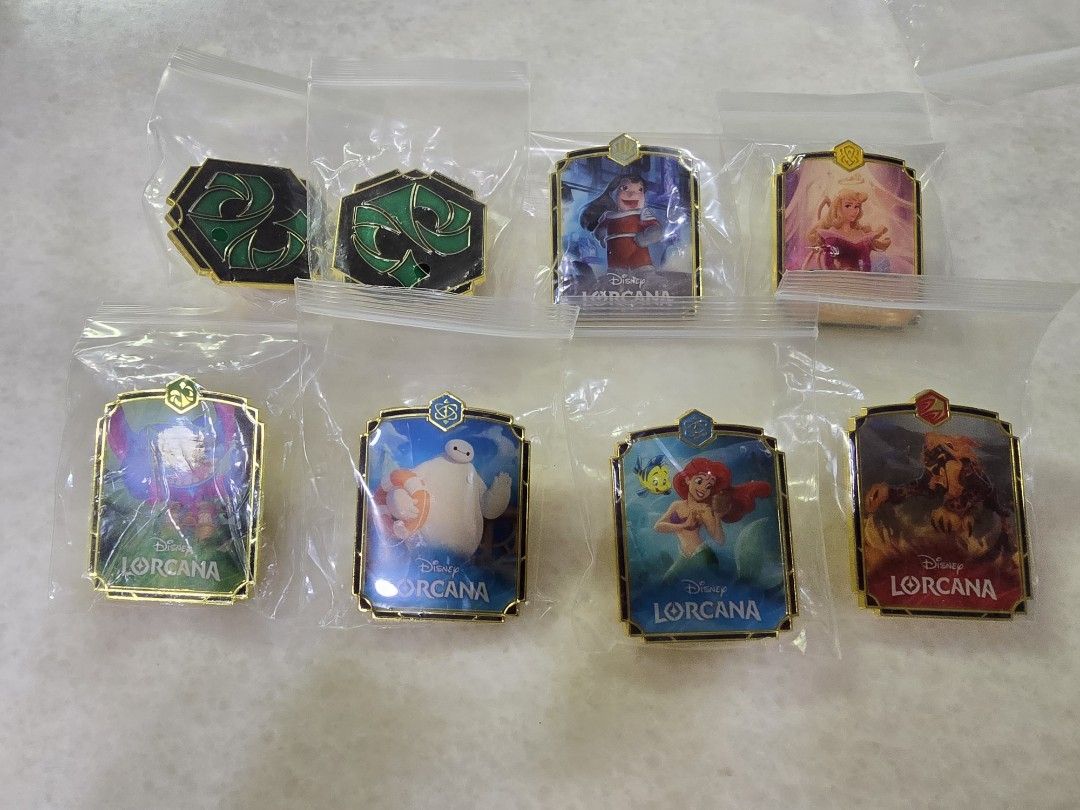 Disney Lorcana Pin Collection - Various Characters, Hobbies & Toys ...