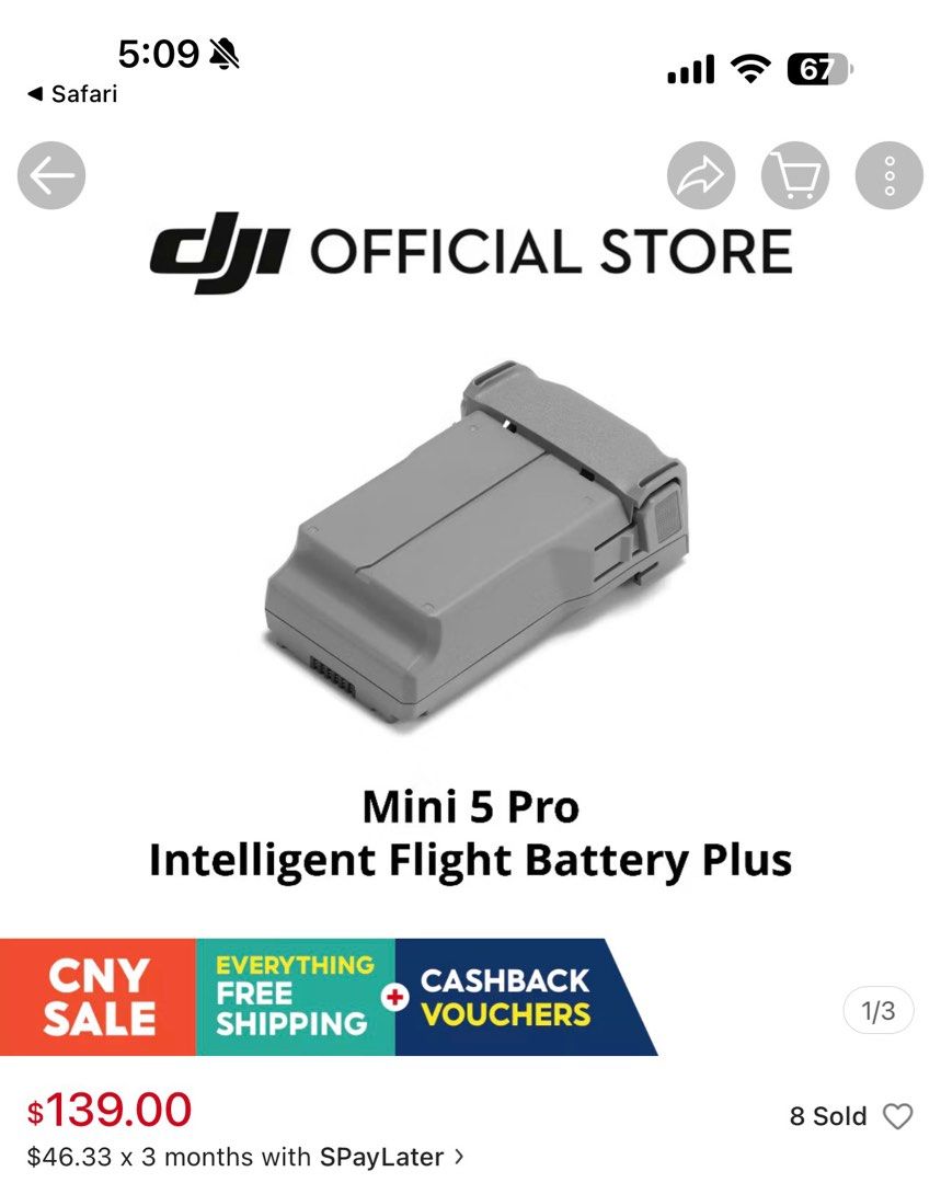Dji Mini 5 Pro Plus Battery, Photography, Photography Accessories ...