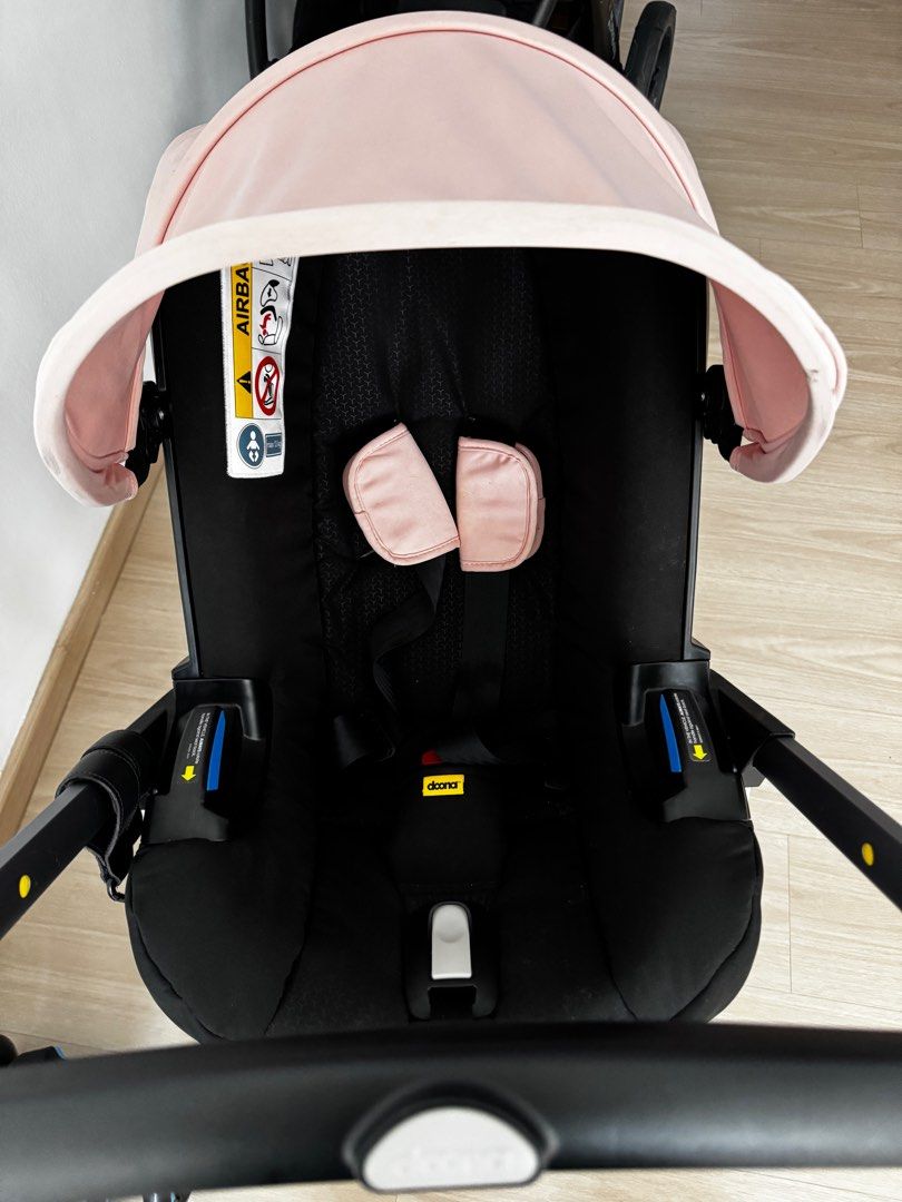 Doona+ Infant Car Seat & Stroller - Pink, Babies & Kids, Going Out ...