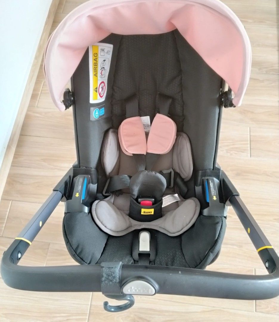 Doona+ Infant Car Seat & Stroller - Pink, Babies & Kids, Going Out ...