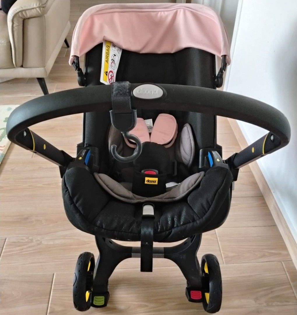 Doona+ Infant Car Seat & Stroller - Pink, Babies & Kids, Going Out ...