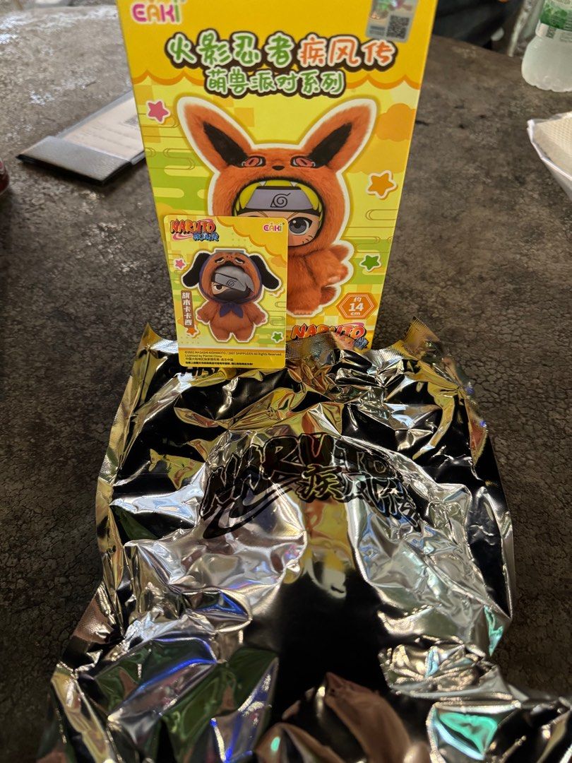 EAKI Naruto Shippuden Blind Box Figure - Kakashi, Hobbies & Toys, Toys ...