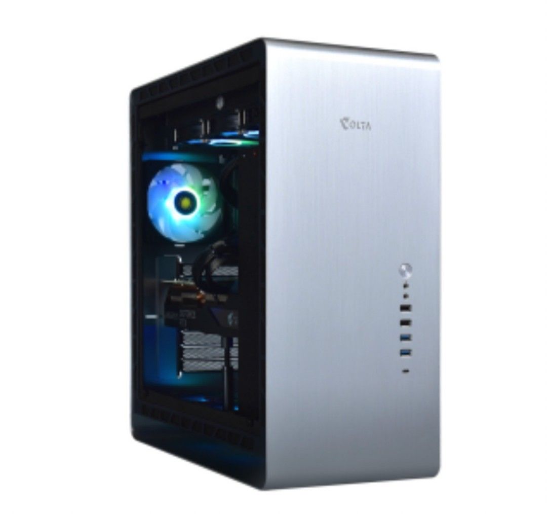 EATX Full Tower Gaming PC Case (Silver or Black), Computers & Tech ...