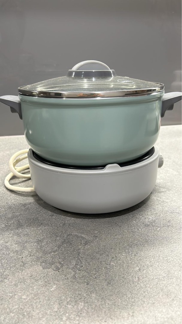 Electric Steamer Cooker with Glass Lid, TV & Home Appliances, Kitchen ...