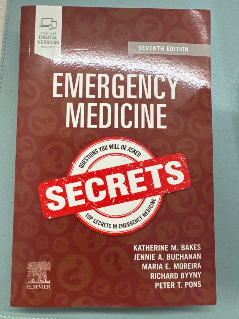 Emergency Medicine Secrets, 7th Edition, Hobbies & Toys, Books ...