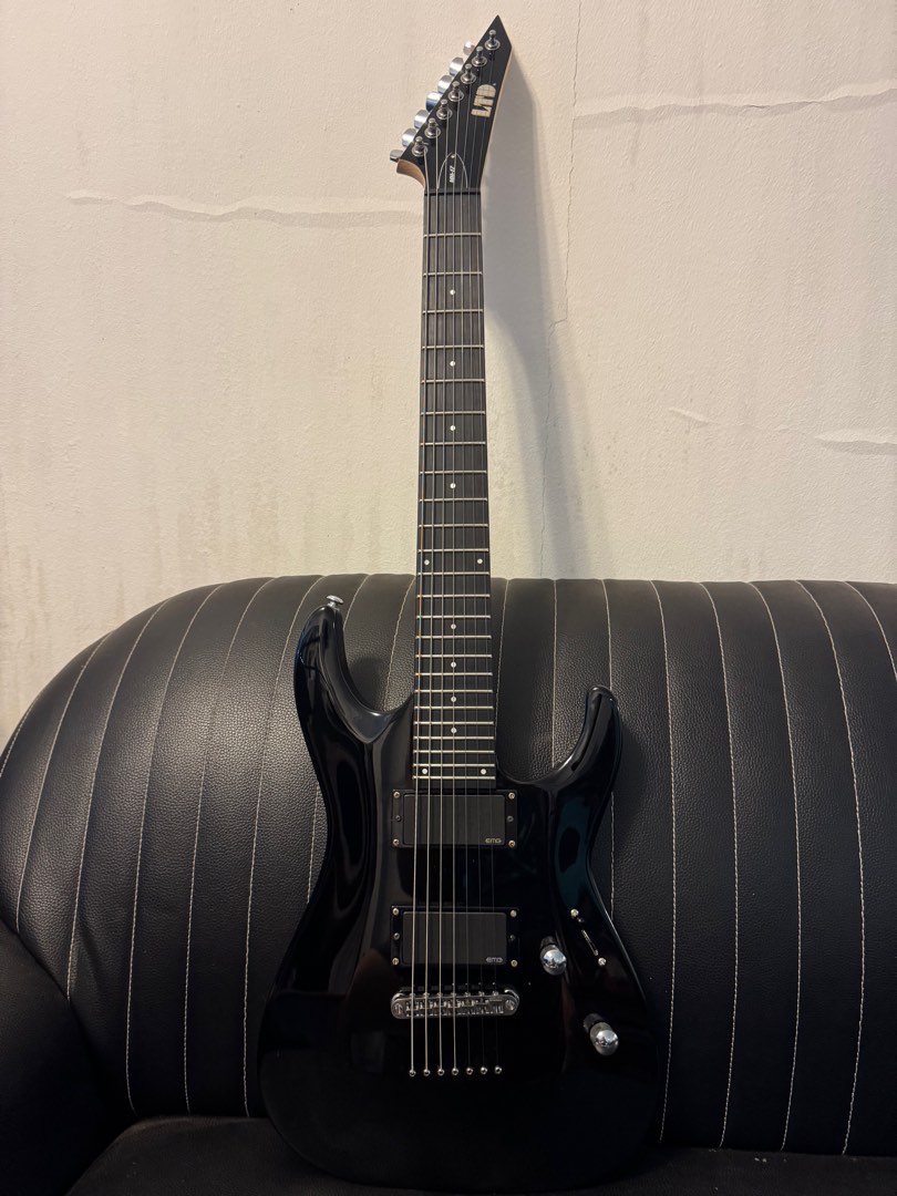 ESP Ltd MH-17 7 String Electric Guitar, Hobbies & Toys, Musical ...