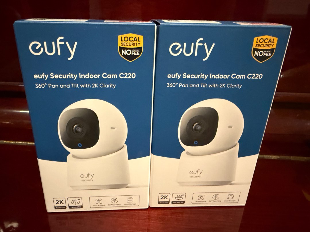 Eufy Security Indoor Cam C220 - 2K Clarity, Furniture & Home Living ...